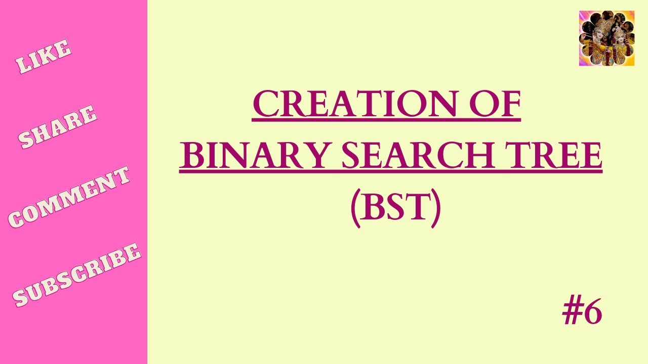6 Create Binary Search Tree In Discrete Mathematics Data Structure Binarysearchtree 7515
