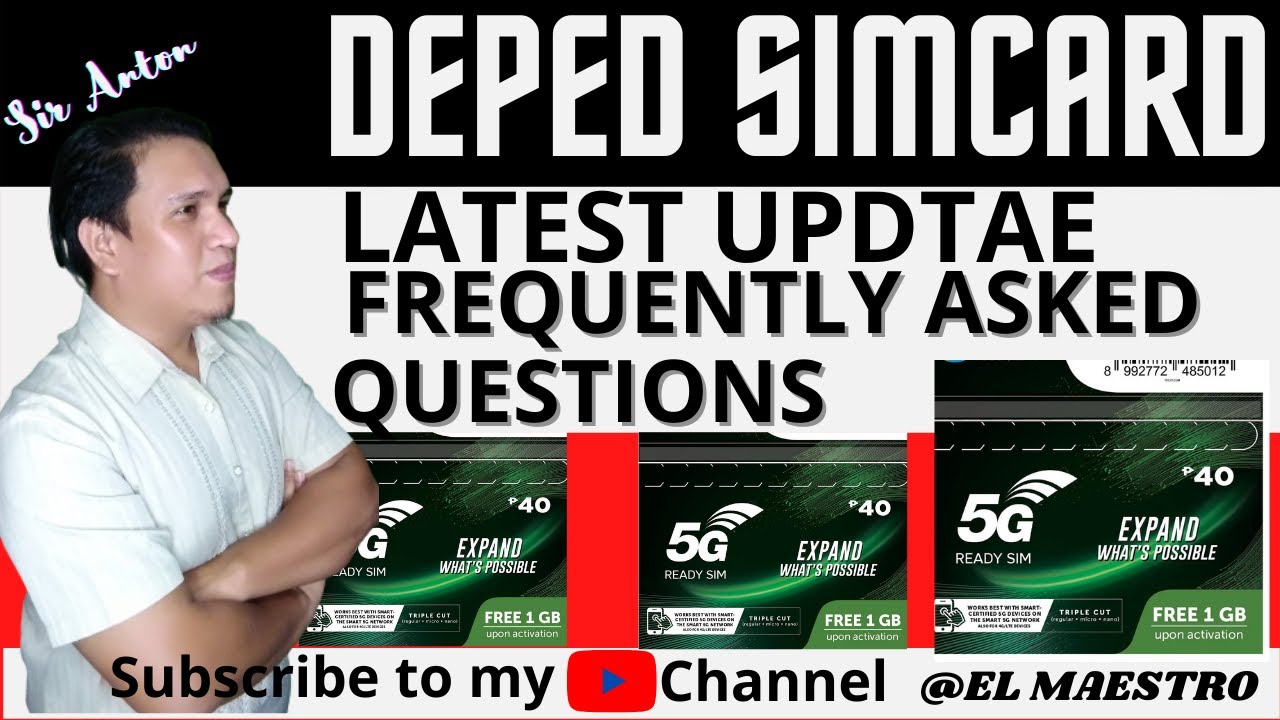 DEPED FREE SIM CARD LATEST UPDATE AND FREQUENTLY ASKED QUESTIONS - YouTube