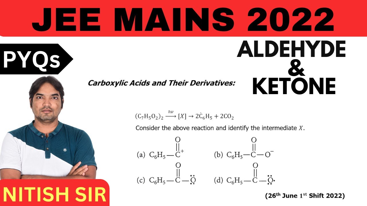 Consider the above reaction and identify the intermediate X. | 26th ...