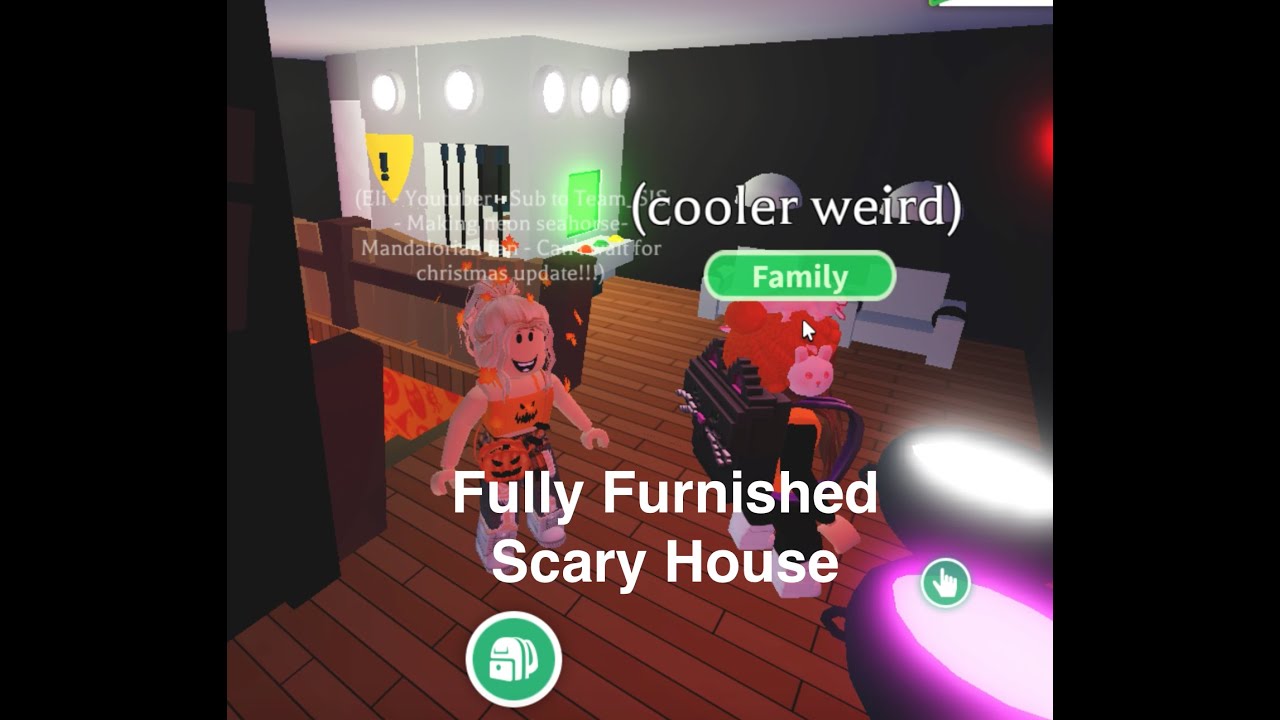 Complete Finished Tour of the NEW Halloween Scary House in Adopt Me ...