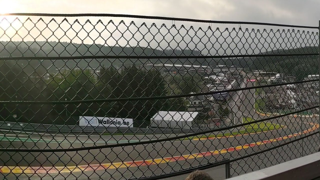 F1 Spa 2021 Start | FIRST ROW Gold 3 Eau Rouge | Spectator View - YouTube