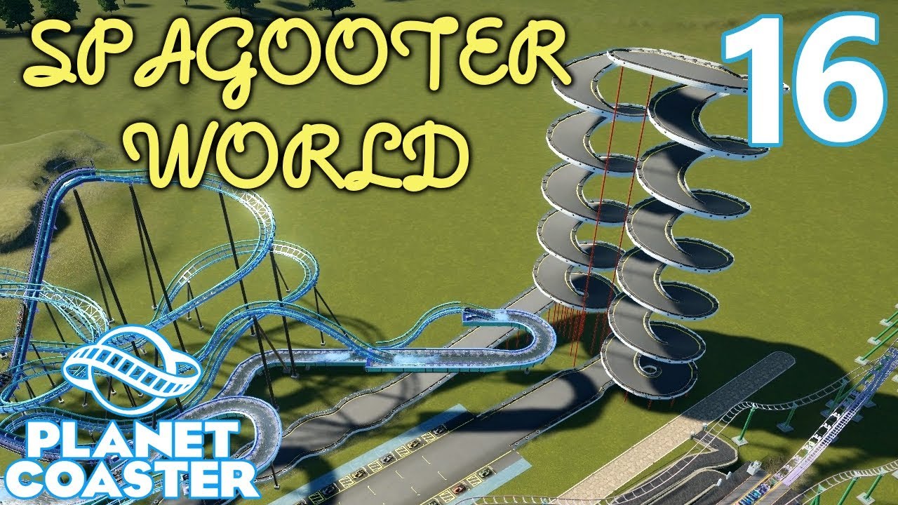 Planet Coaster SPAGOOTER WORLD - Part 16 - GO-KARTS - YouTube
