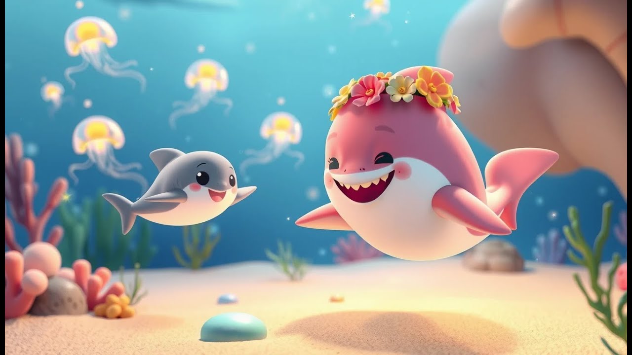 Baby Shark | Fun and Interactive Nursery Rhyme for Kids | Nursery ...