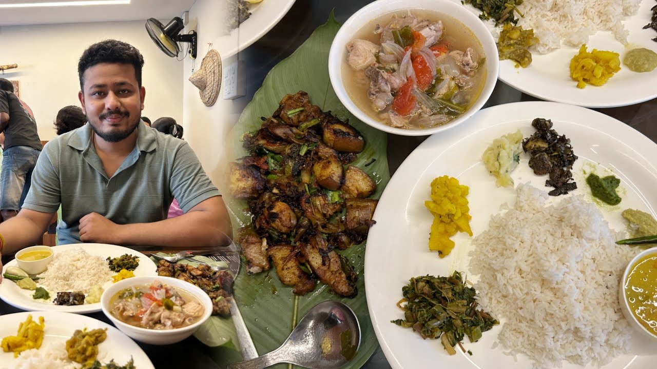Dibrugarh Food Vlog || Traditional Assamese Thali || Chicken Boil, Pork ...