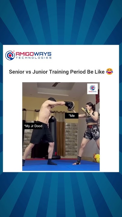 Senior vs Junior Training Period Be Like 😂 - YouTube