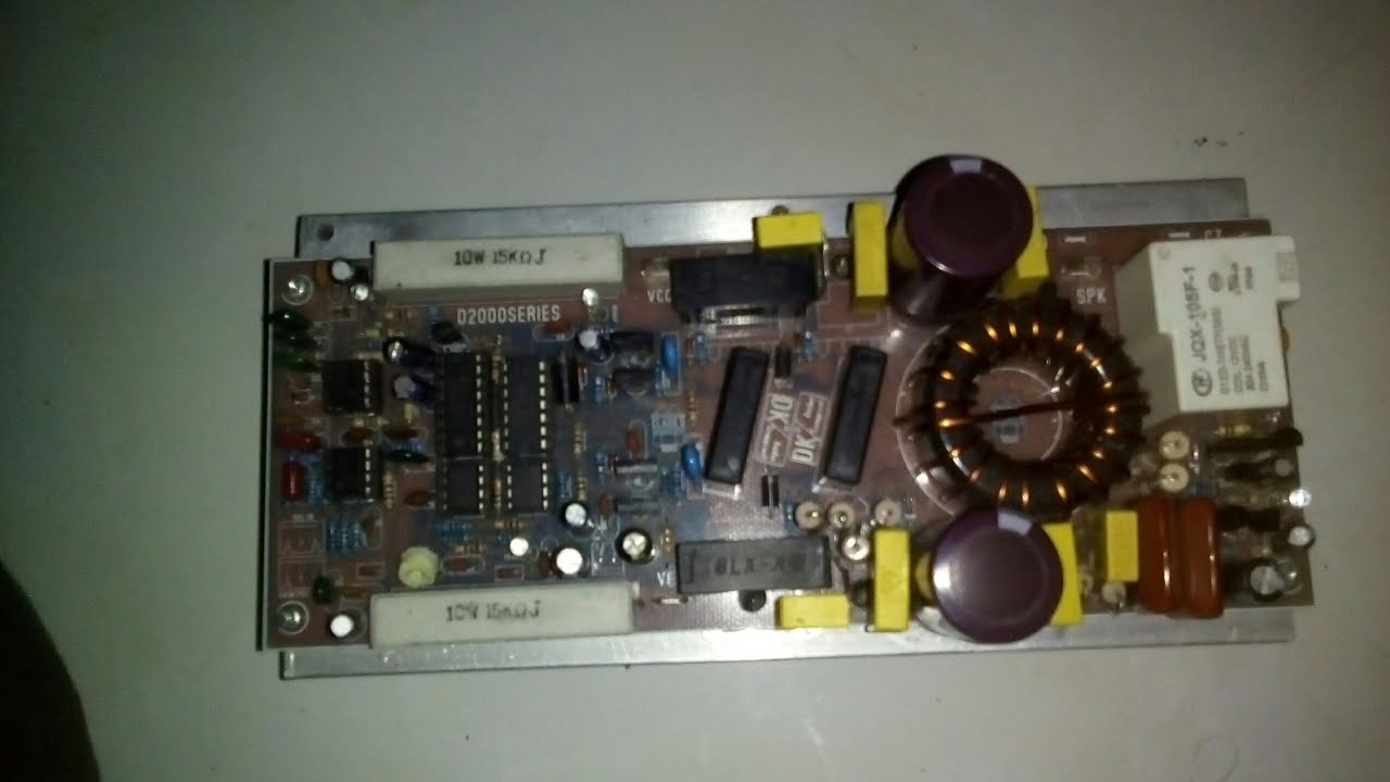 Melengkapi kekurangan komponen transistor di class D2000 power ...