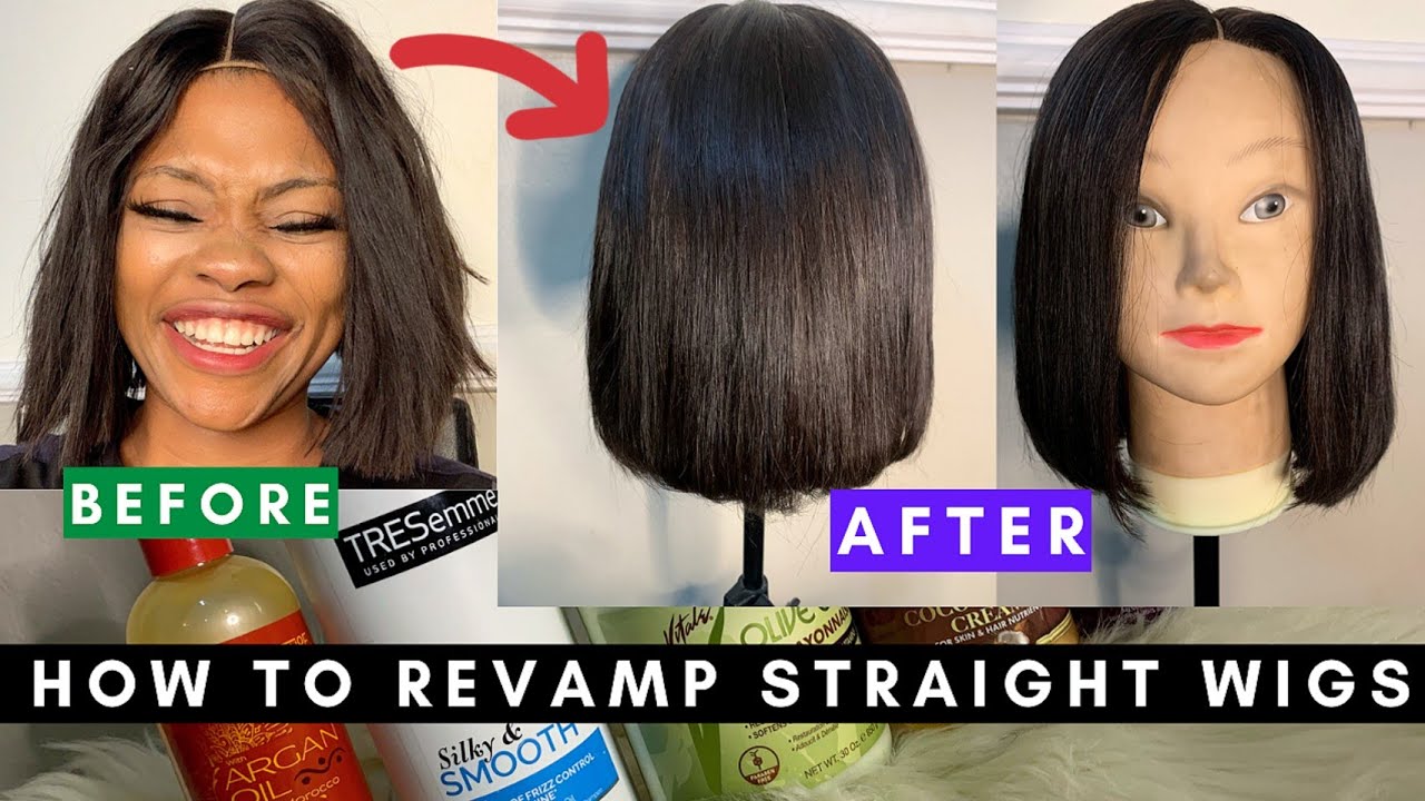 How To Restore Revamp Your Old Human Hair Straight Wigs Wig