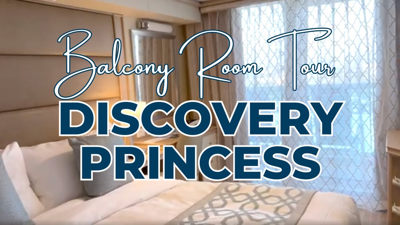 BEAUTIFUL DISCOVERY PRINCESS BALCONY ROOM TOUR - YouTube
