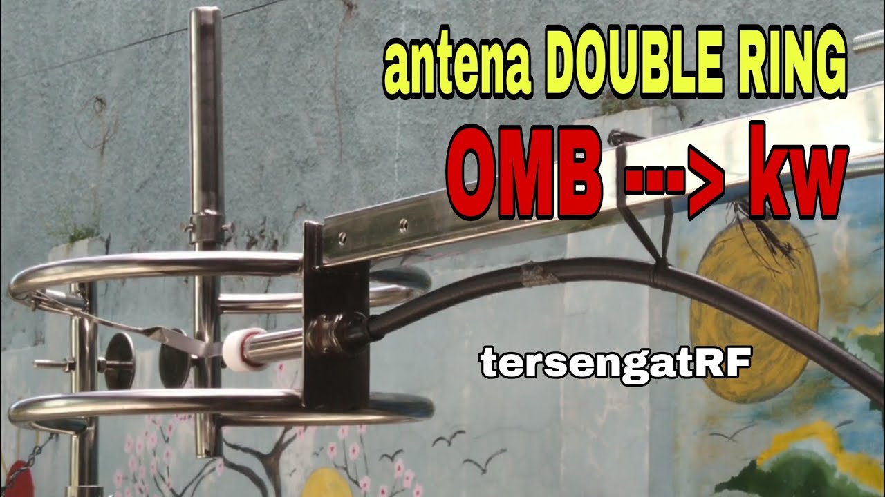 Matching antena double ring - YouTube
