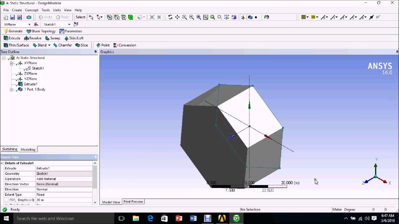 Material Selection in Ansys 16.0 | Apply Material - YouTube