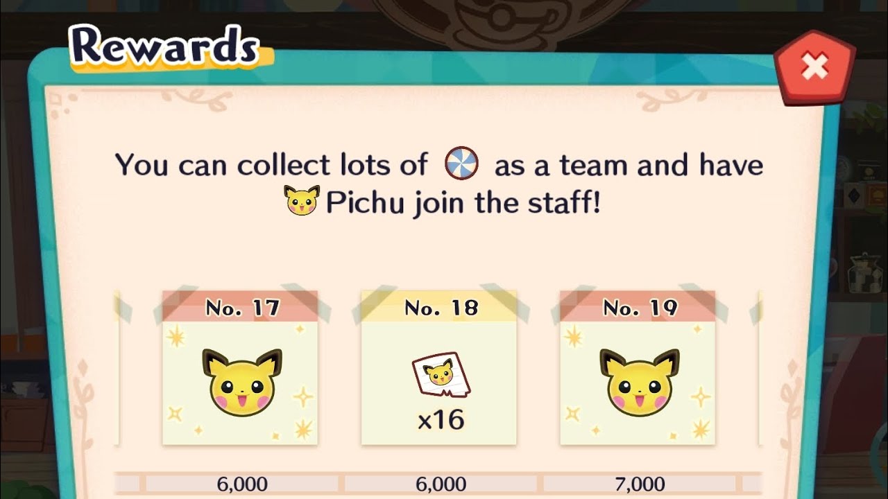 Pokémon Café Remix: Pichu team event live now - YouTube