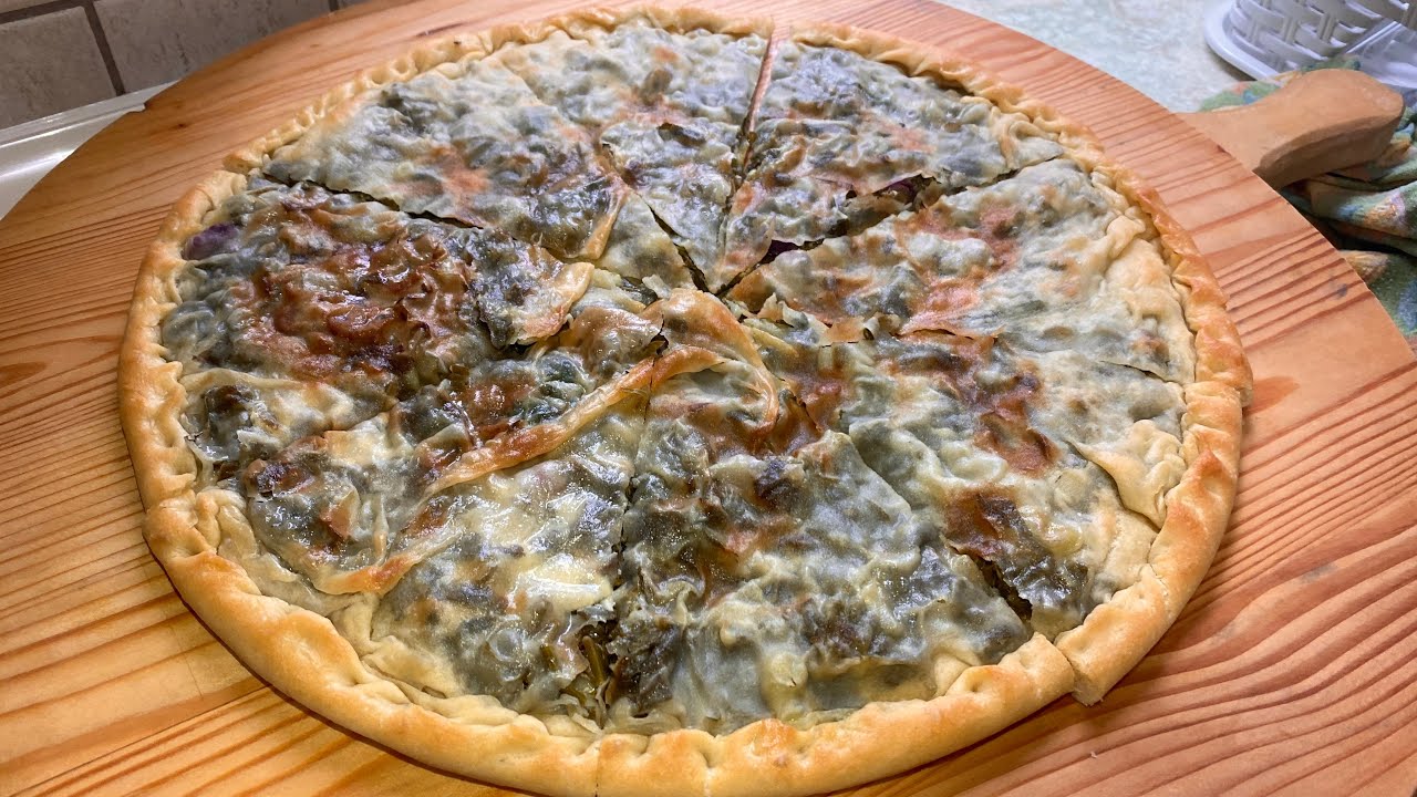 Pite me maje me dy peta me spinaq!Easy spinach pie recipe! - YouTube