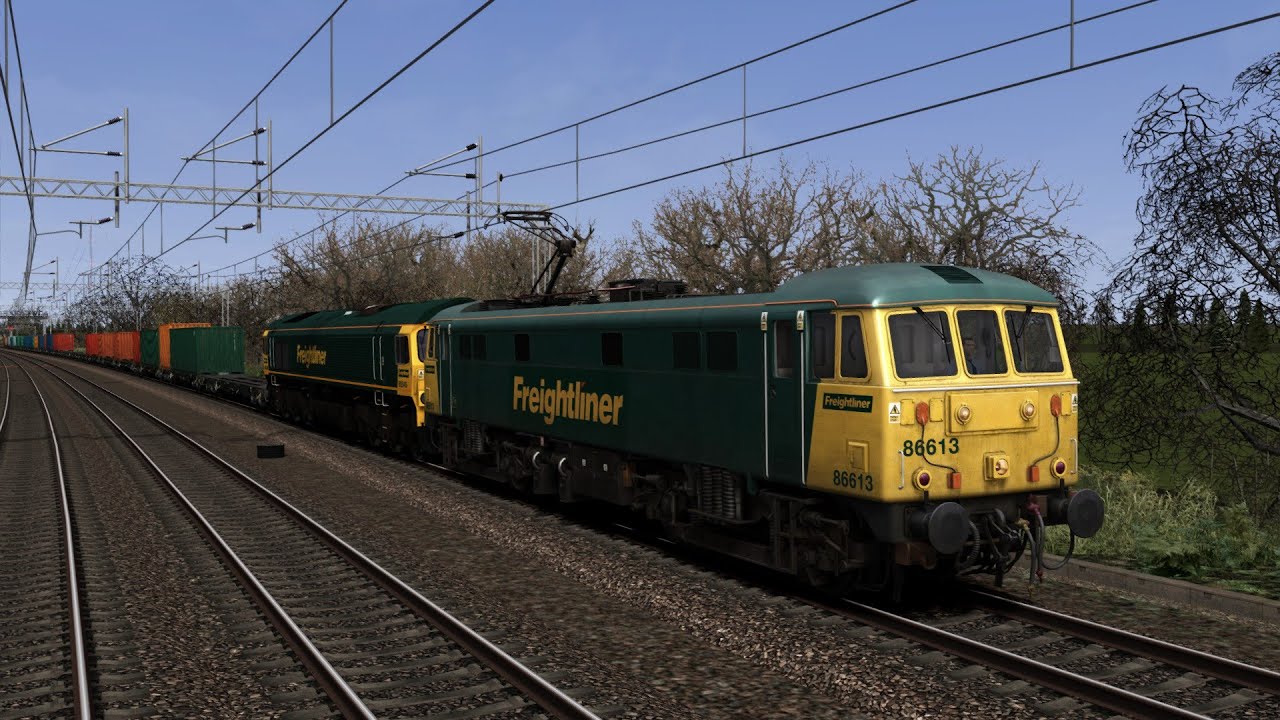 TS2020: Crewe Basford Hall - Stratford: Class 86 - YouTube