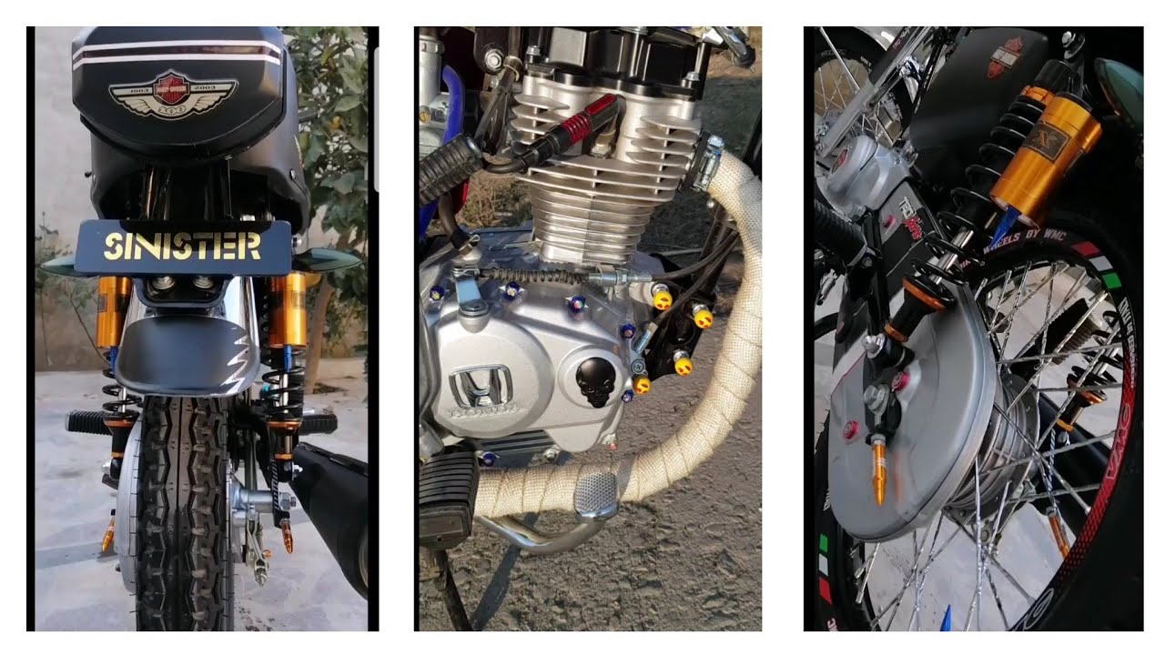 POPULAR MODIFIED CG HONDA 125 IN PAKISTAN // MIND CHANGER - YouTube