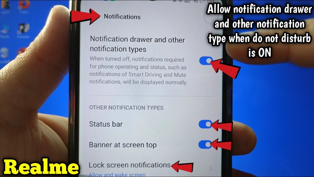 How to allow notification drawer and other notification type when do ...