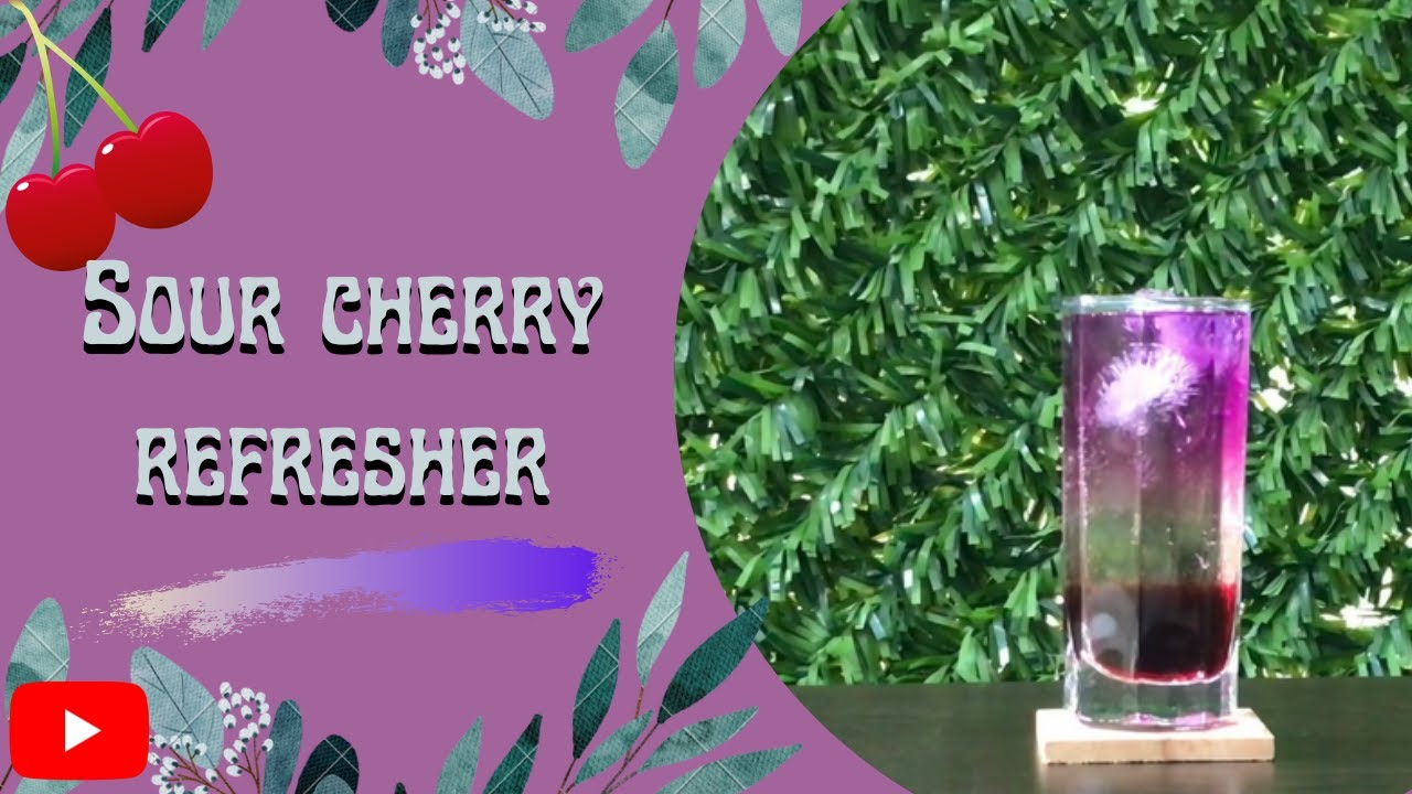 How to make Sour cherry refresher? - YouTube