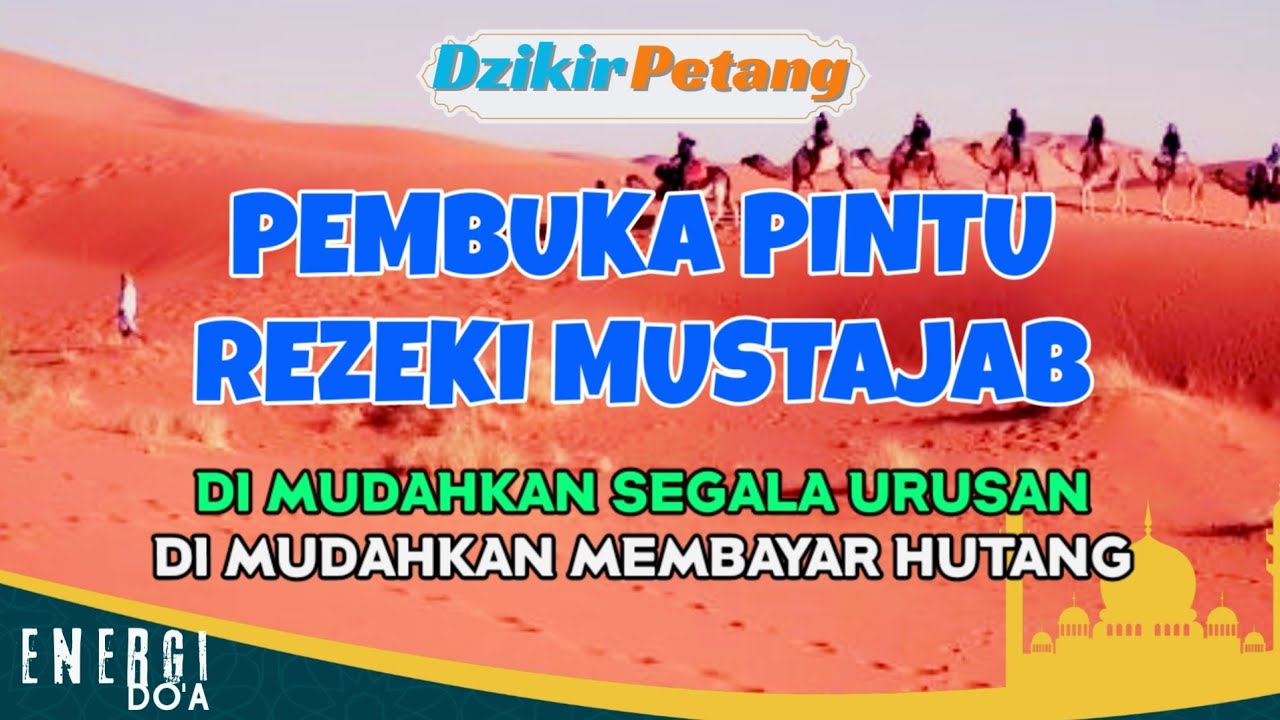 Dzikir Petang Dzikir Sore Sesuai Sunnah, Penyejuk Hati dan Pikiran ...