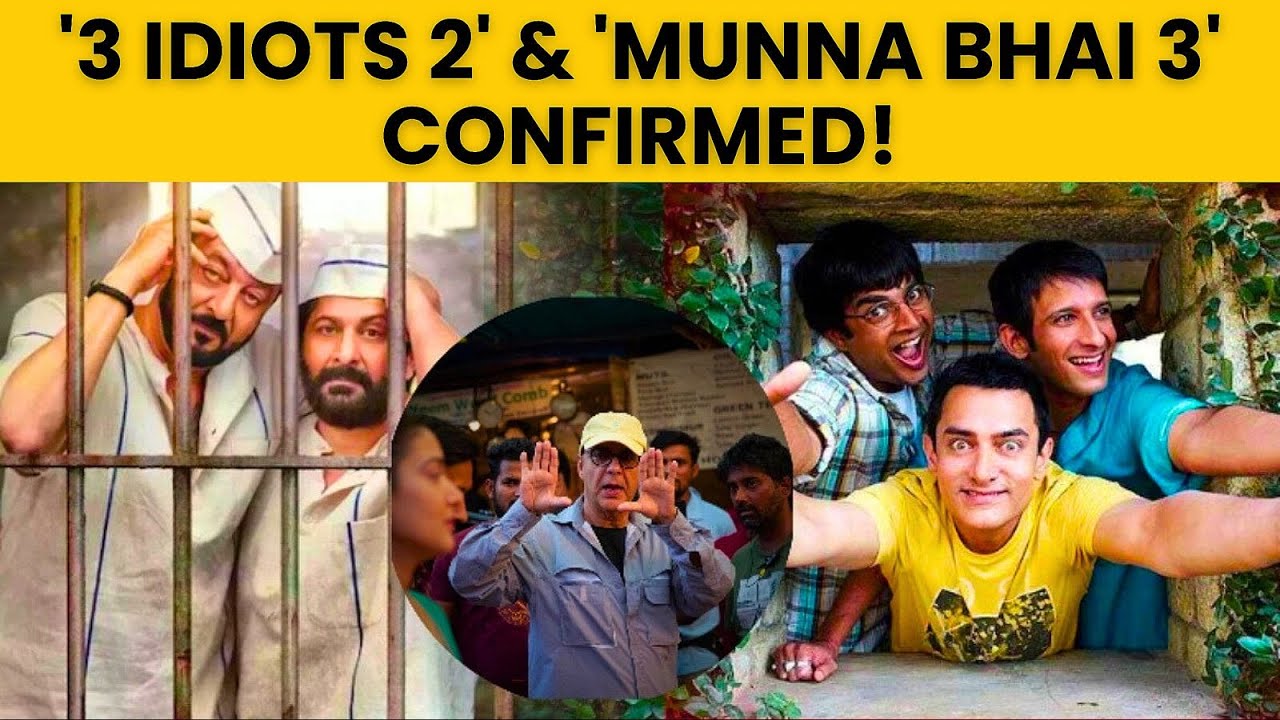 Are You Ready for 3 Idiots 2 and Munna Bhai 3? Vidhu Vinod Chopra ...