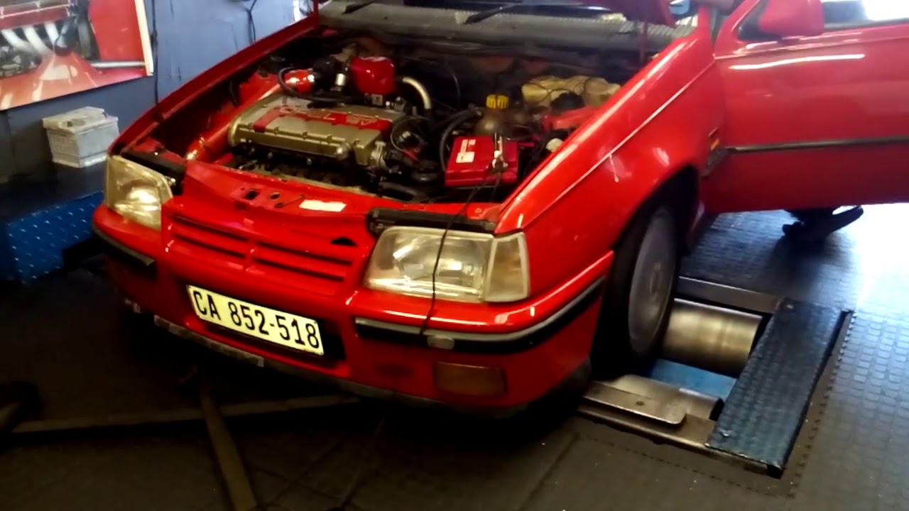 Opel monza CD 16v in for a power run - YouTube