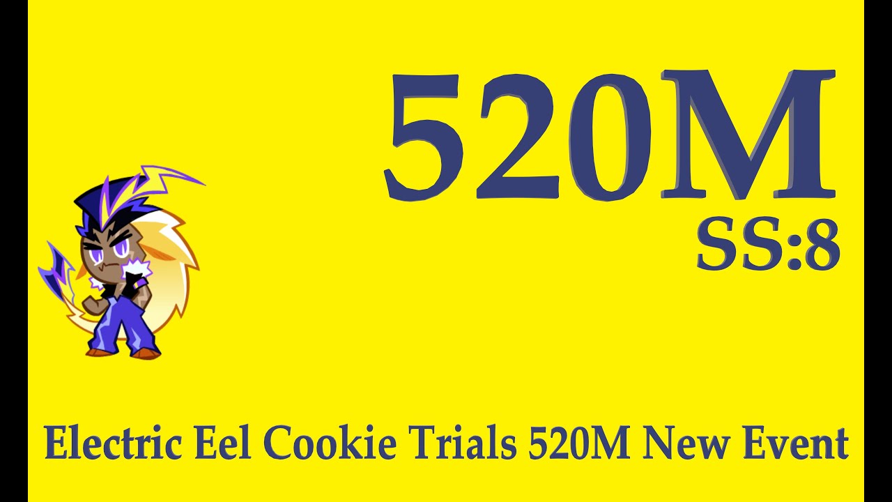 CROB Electric Eel Cookie Trials 520M New Event | Jinx lol | Cookie Run ...