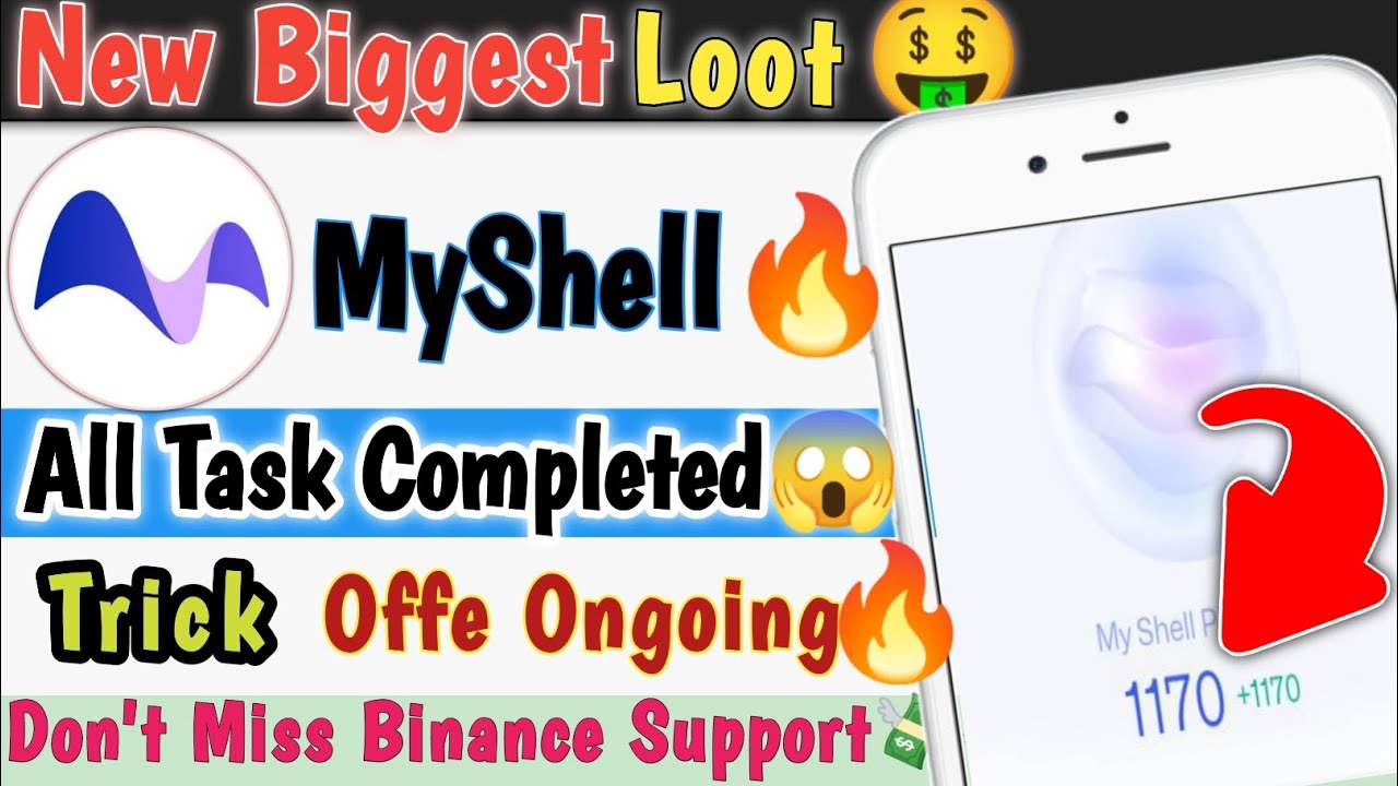 MyShell Airdrop All Task Complete Trick 💸 MyShell Airdrop😱MyShell Token ...