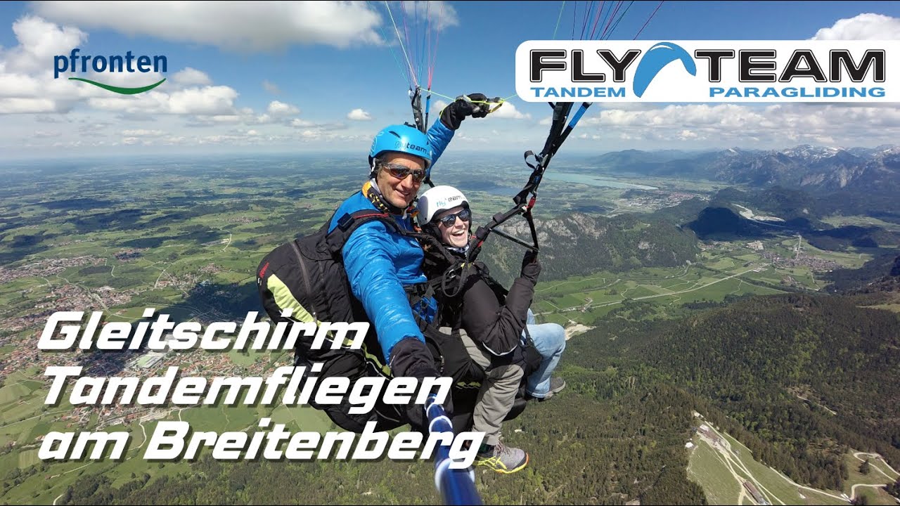 Tandem Paragliding Breitenberg • Allgäu / Germany - YouTube