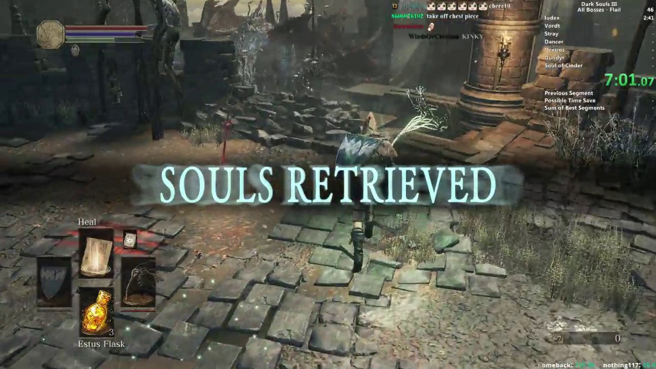 DS3 All Bosses Rose of Ariandel Speedrun (Flail) - YouTube