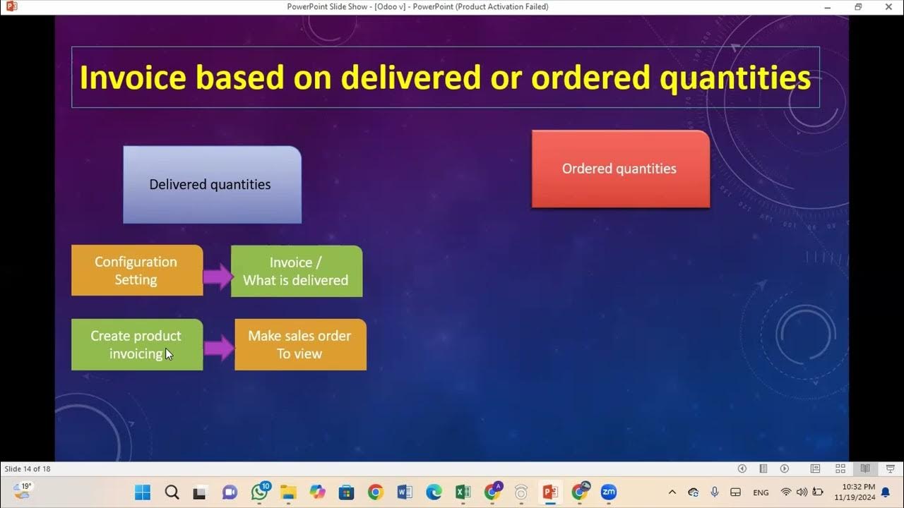 Odoo v18 | Sales Module Invoice based on delivered or ordered quantities #Ahmedghazy #ahmedghazy ...