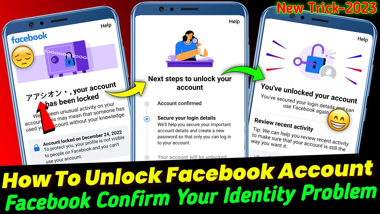 Facebook Lock Confirm Your Identity Problem | How To Unlock Facebook ...