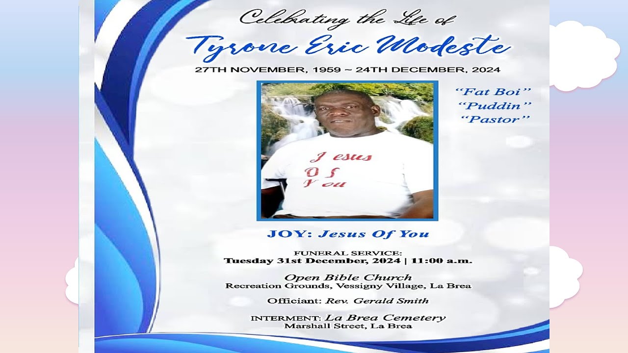 Tyrone Eric Modeste - YouTube