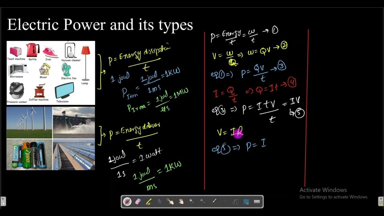 Electric Power | Definition, Types, and P=IV, P=I²R, P=V²/R Equations ...