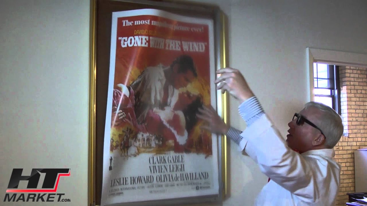 Movie Poster Frame Assembled the Loc Frame - YouTube