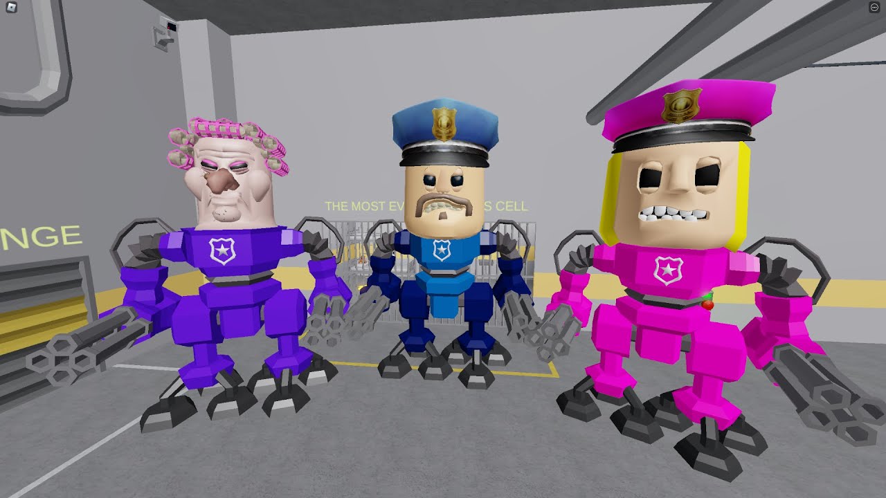 POLICE GIRL PRISON RUN! (Obby) - PINK POLICE WOMAN Roblox Full Gameplay ...