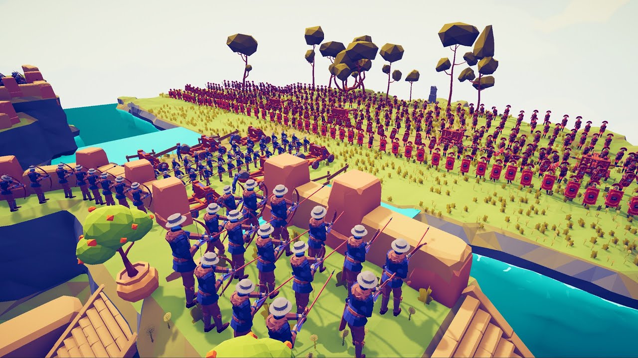 CAN 150x ROMAN ARMY CAPTURE ENEMY CASTLE? - Totally Accurate Battle ...