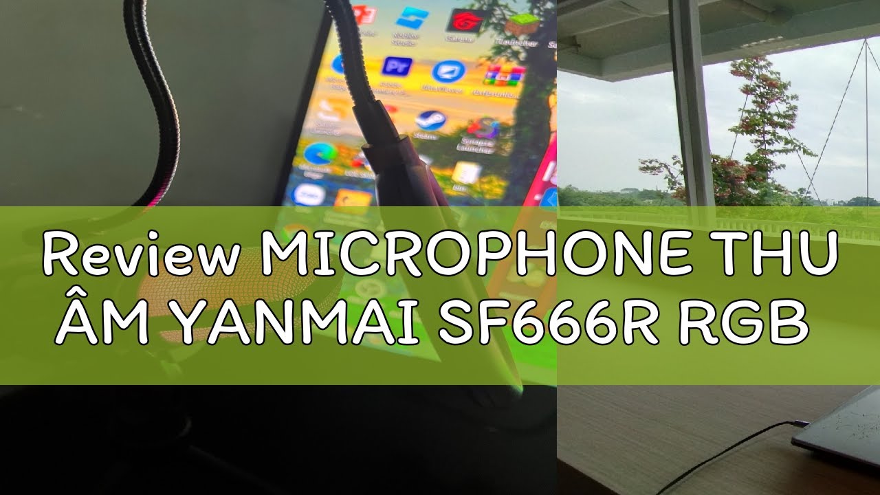 Review MICROPHONE THU ÂM YANMAI SF666R RGB - YouTube