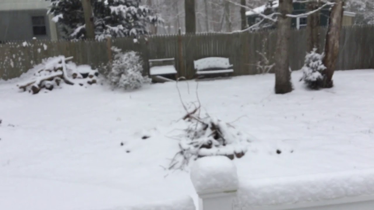 IT’S SNOWING AGAIN!!! - YouTube