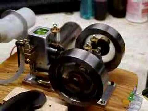 Homebuilt stationary engine - YouTube