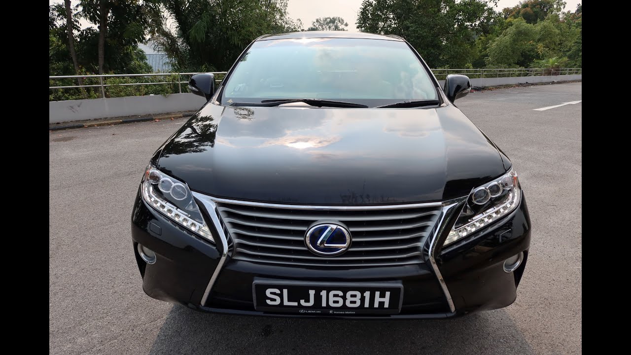 Toyota Lexus RX450 2013- Black - YouTube
