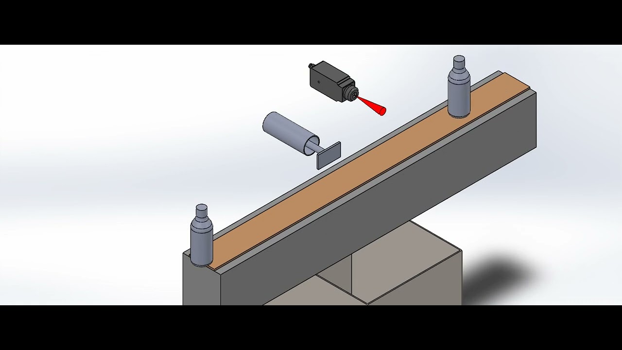 OK/NG - Vision camera & Reject cylinder - Animation with Solidworks ...