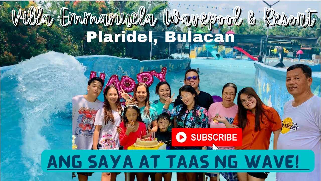 A day at Villa Emmanuela Wavepool and Resort | Family Swimming Bonding ...