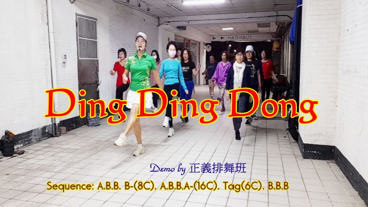 Ding Ding Dong - Line Dance | Choreo by Karen Lee(TW) - YouTube