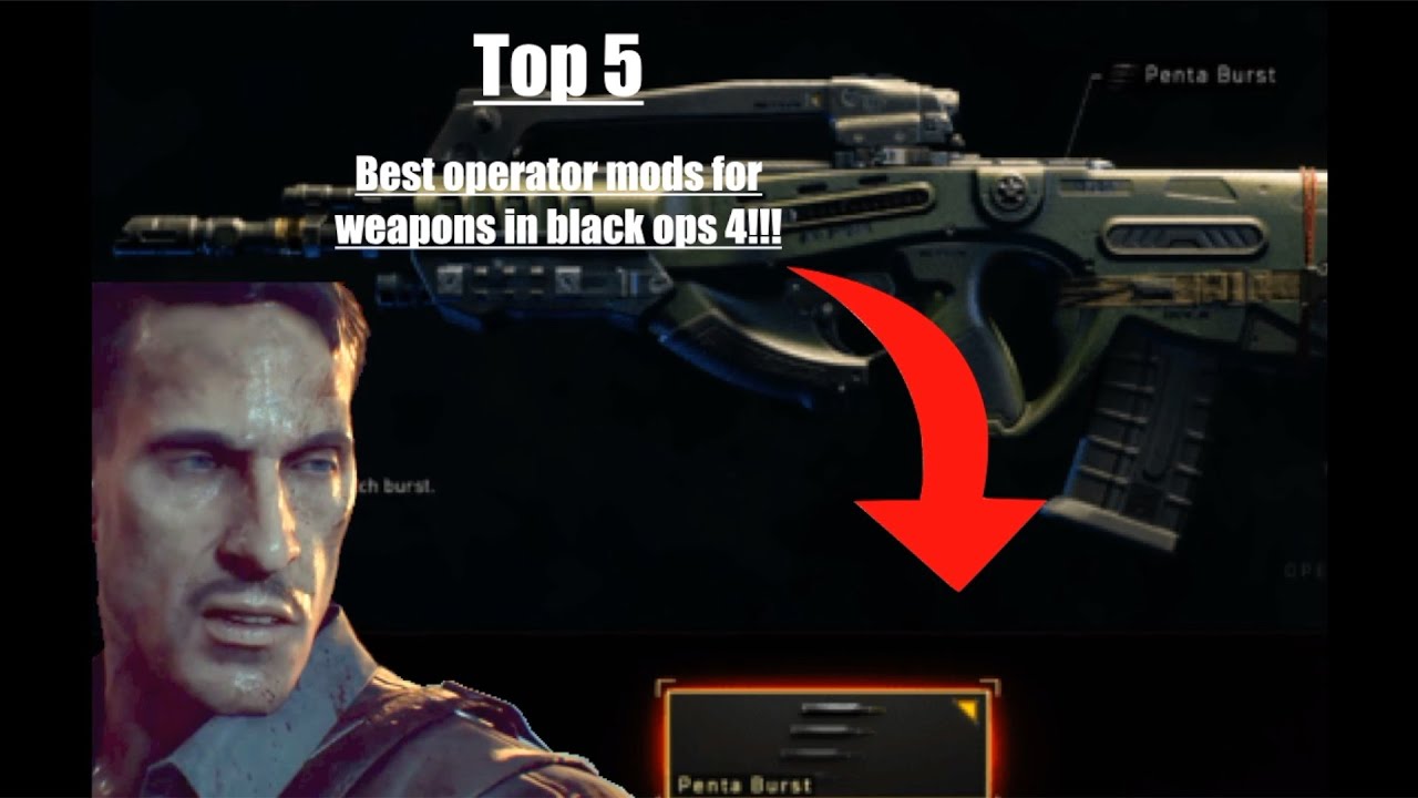 The Top 5 Best operator mods in black ops 4 zombies ! - YouTube