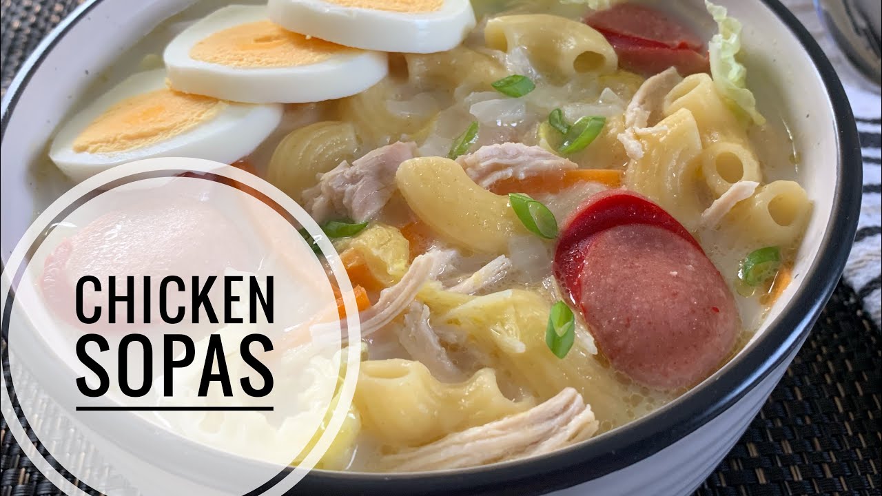 Chicken Macaroni Sopas - YouTube