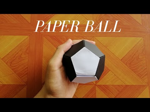 Origami - How to make paper ball - YouTube