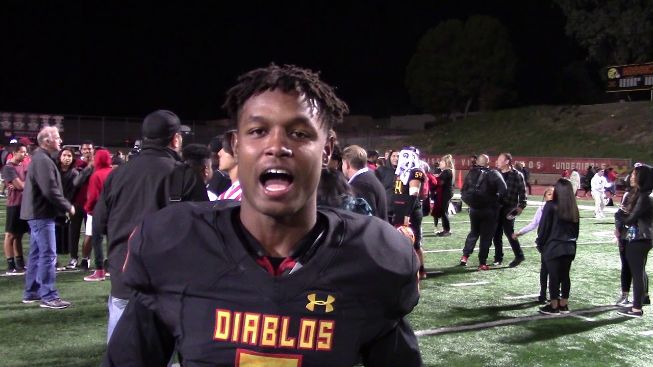 3-star 2019 WR Deavyn Woullard 2018 Playoff Interview - YouTube