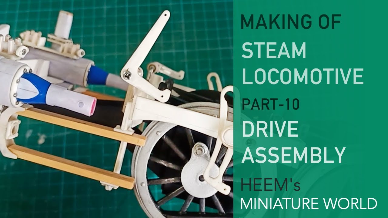Making handmade steam locomotive - Part 10 - DriveAssembly - YouTube