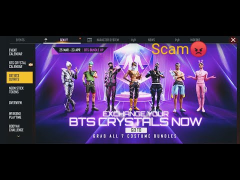 Why always me ™  Garena  new BTS lucky wheel event  not opening #freefire #freefirenewevent  #bts