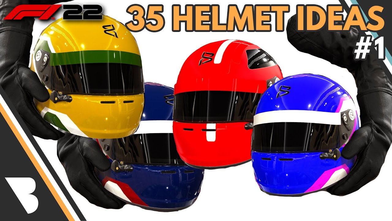 F122 - 35 Helmet Ideas - 2022 Helmets - #1 - YouTube