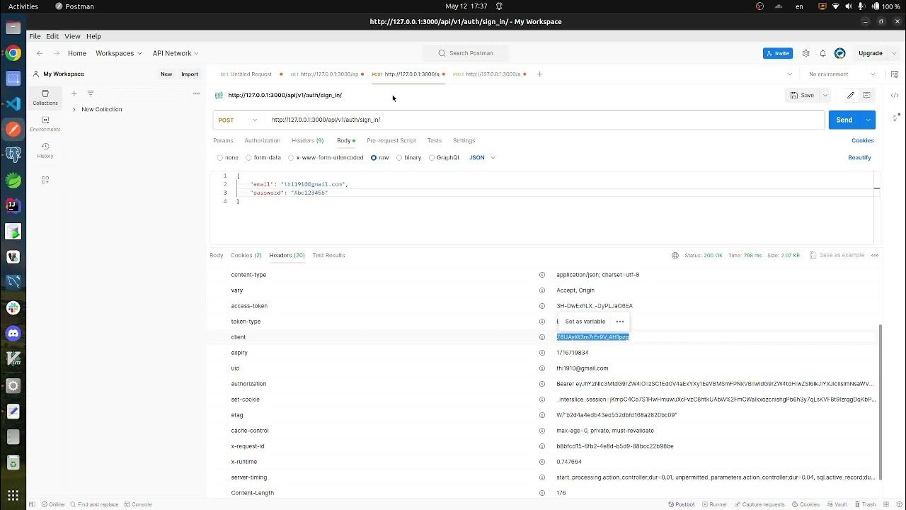 AUTHOR AUTHEN USE GEM DEVISE TOKEN AUTH AND OMNIAUTH GOOGLE OAUTH2 - YouTube