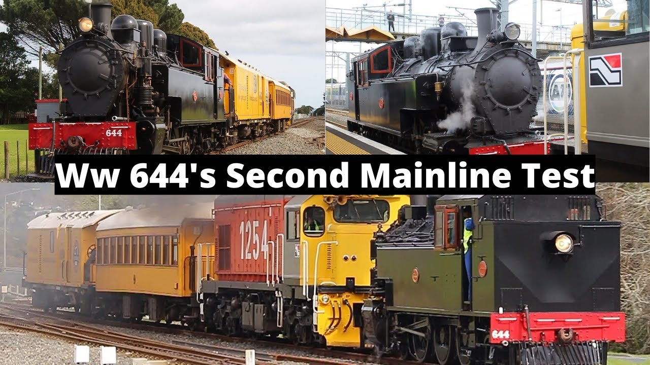 Ww 644's Second Mainline Test (HD) (Drone Footage) - YouTube